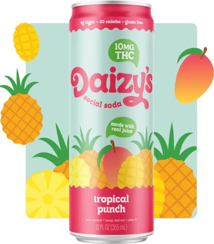 Daizys THC Drink - Tropical Punch | Nothing But Hemp